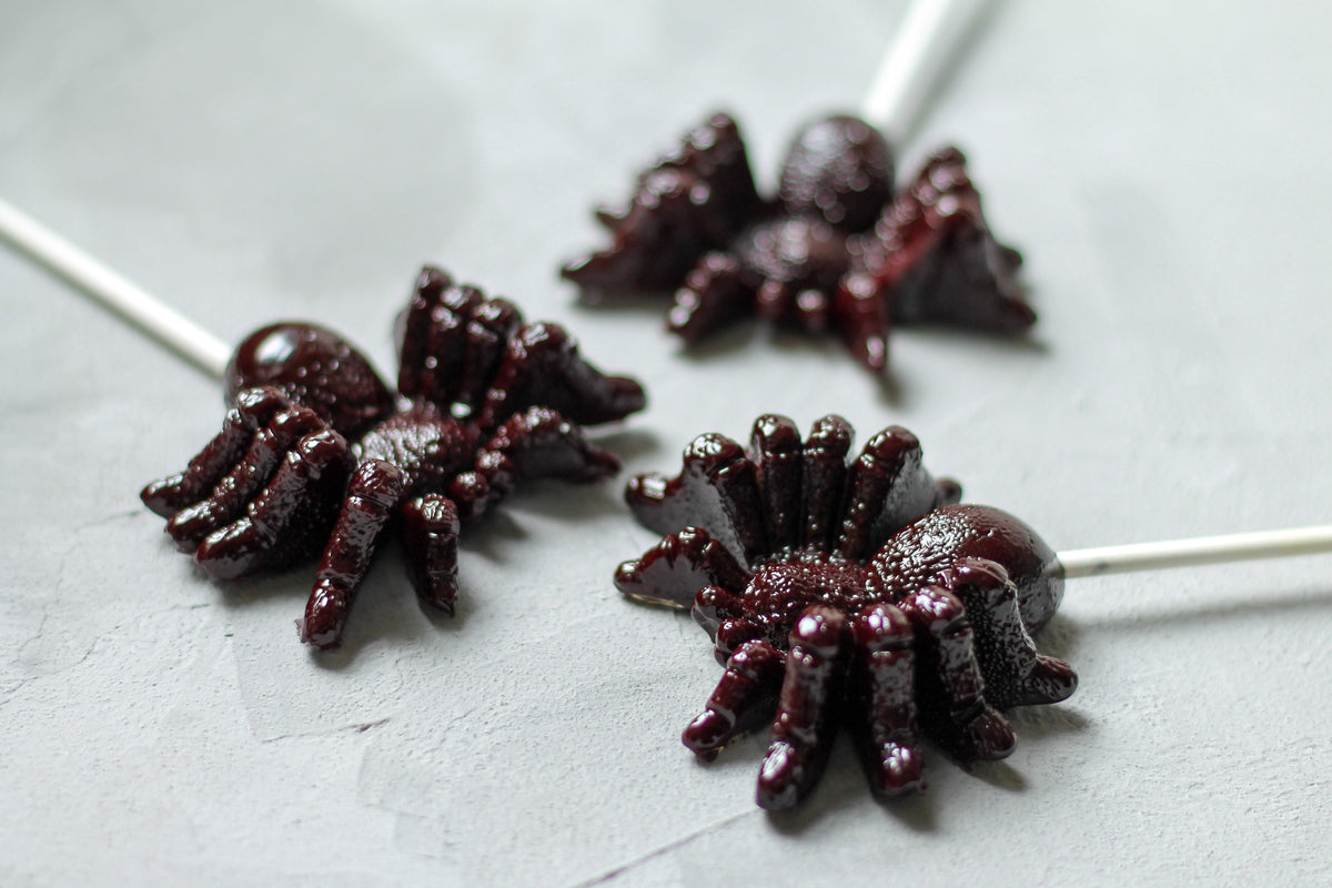 Spider Halloween large Lollipops 4 PCS – sweetniks